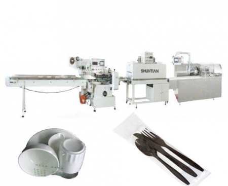 Fully Disposable Automatic Plastic Spoon Fork Knife Cutlery Packaging ...